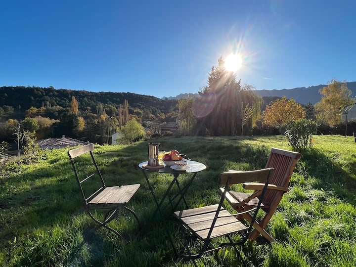 Gîte Avec Jardin Entre Rivière Et Montagne. - Saou