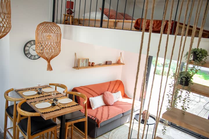 Neroli | Duplex Avec Terrasse Jardin Et Spa - Carnon
