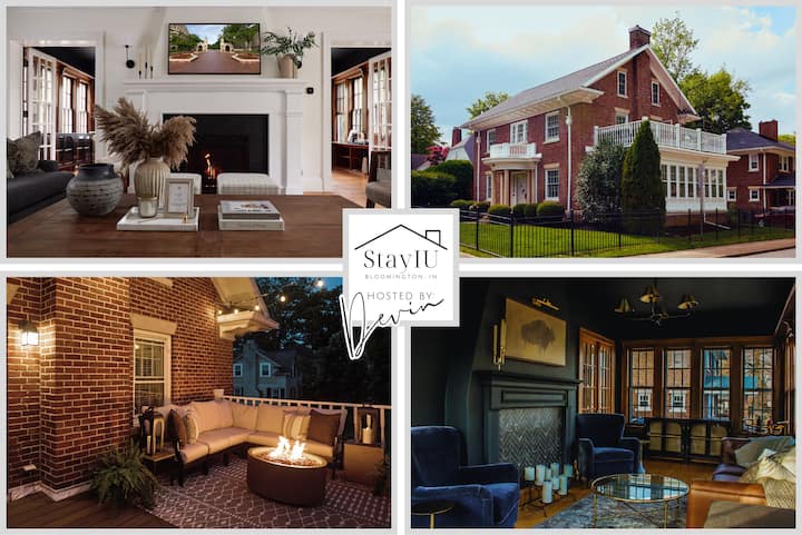 Stayiu: Ballantine Beauty 1 Block To Iu+fireplace - Bloomington, IN