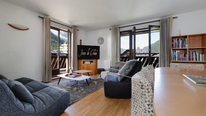 Lyret Iv- 4 Chambres-hyper Centre -Vue Mb -Parking - Les Praz de Chamonix