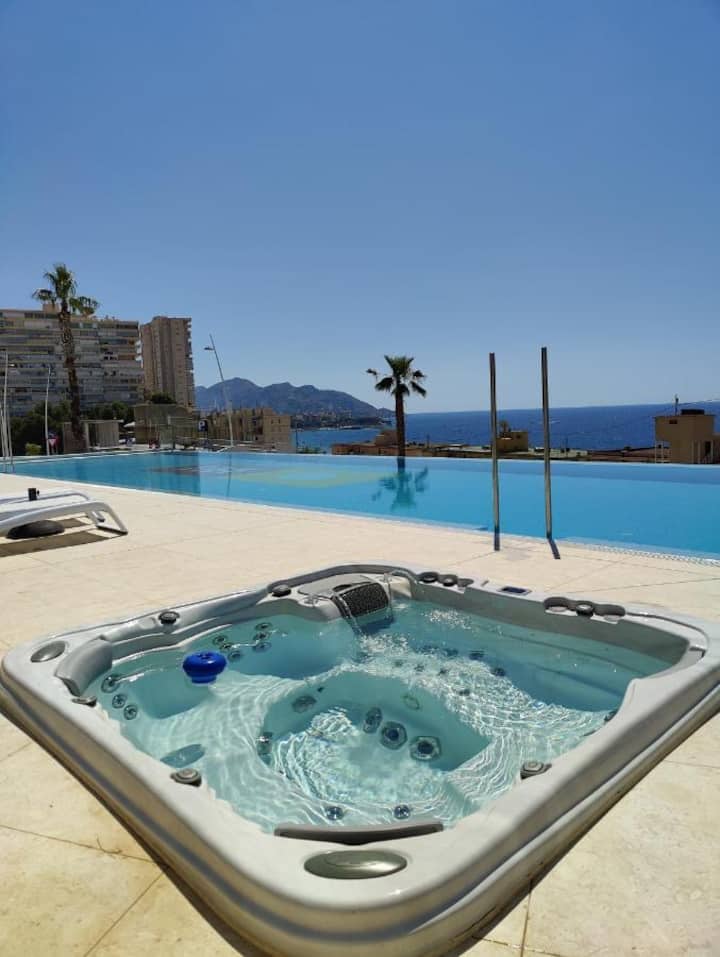 Spanje Sunset Cliffs, Appartement Met Zeezicht - Benidorm