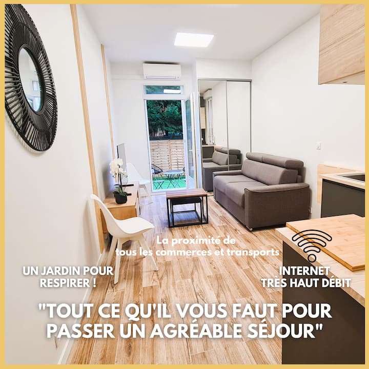 Appartement T1 Avec Jardin, Quartier Les Passages - Boulogne-Billancourt