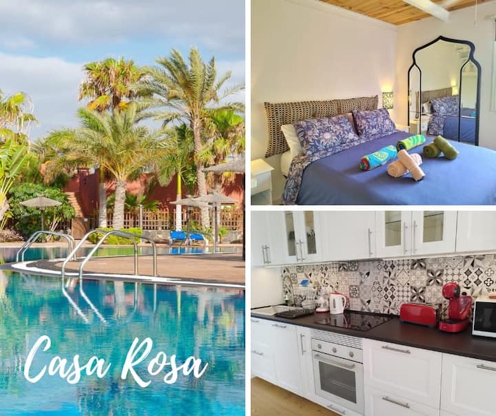 Oasis Tamarindo-casa Rosa-chambres Climatisées - Corralejo