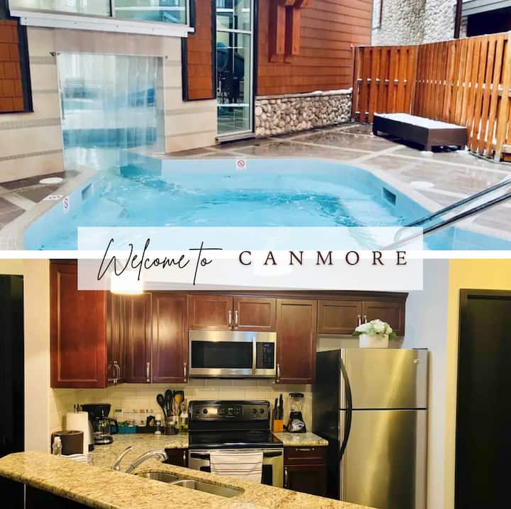 G222 Slide/kid Pool, Hot Tub, View, Gym, A/c - Canmore