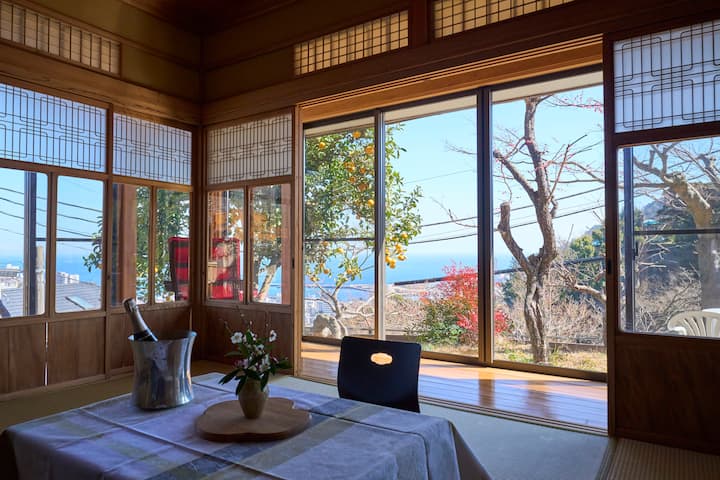【露天温泉風呂から熱海花火】閑静で風情溢れた平屋建て別荘「熱海別邸 双梅庵」 - Atami