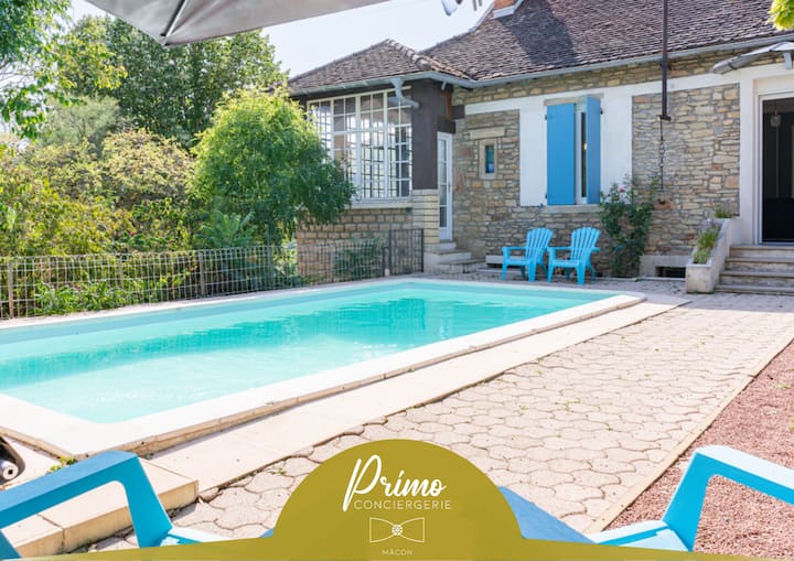 Le Clos Poncétys >•< Villa Avec Piscine By Primo - Mâcon