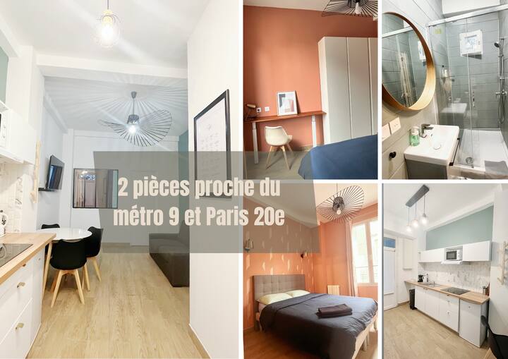#0 2 Pièces Proche Du Métro Robespierre Et Paris20 - Montreuil