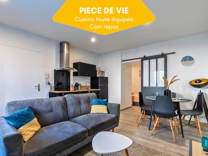 Besson Bey I *14min à Pied De La Gare*wifi*netflix - Angoulême