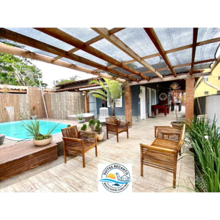 Casa Temporada Recanto Beach House-cabofrio-unamar - Cabo Frio