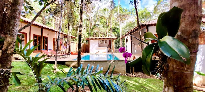 Mata Das Orquídeas. Trancoso Em Meio A Natureza - Trancoso, Brasil