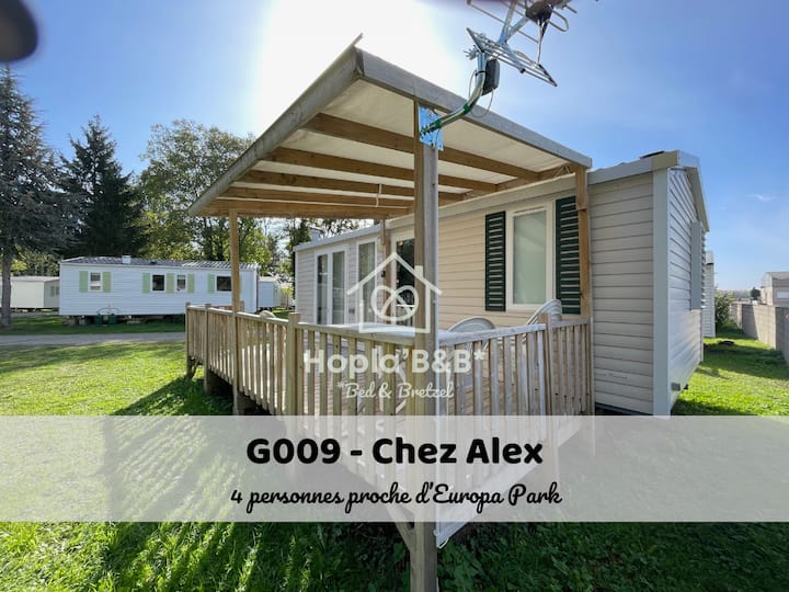 G009 - Chez Alex - Bungalow Lumineux Avec Tv - Rust
