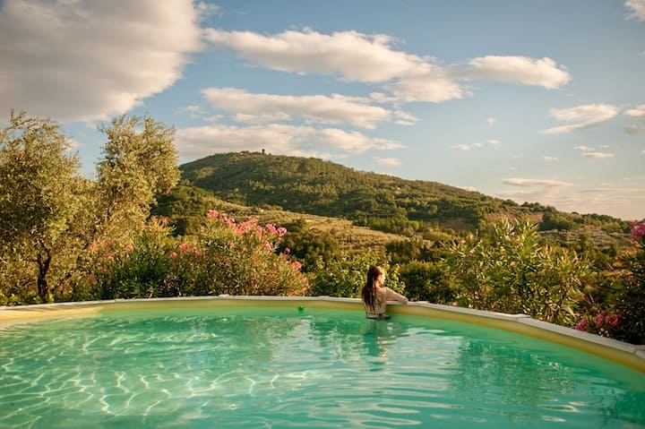 [Tuscan Bio-farm] With Pool, Garden And Lake - Pistoia