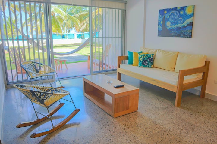 Magico Apartamento Frente Al Mar 3 Habitaciones - Covenas