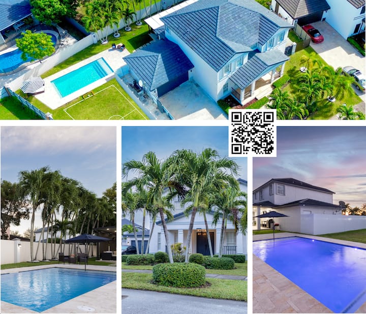 Miami Getaway Heated Pool Villa | Mini Golf | Bbq - Palmetto Bay, FL