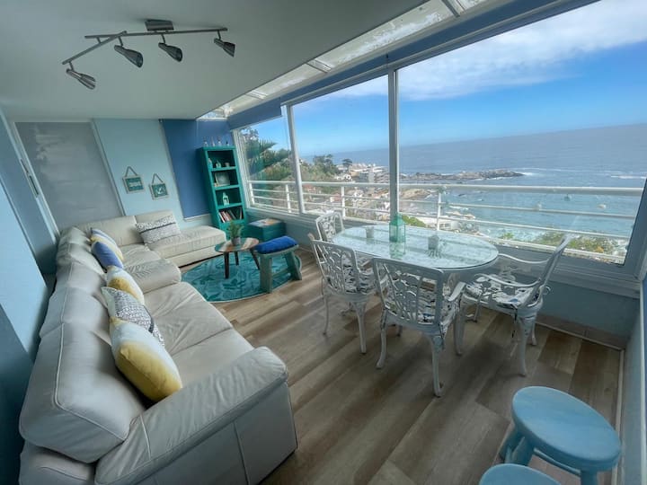 Bello Dpto.primera Línea, Frente A Playa Cochoa. - Chili