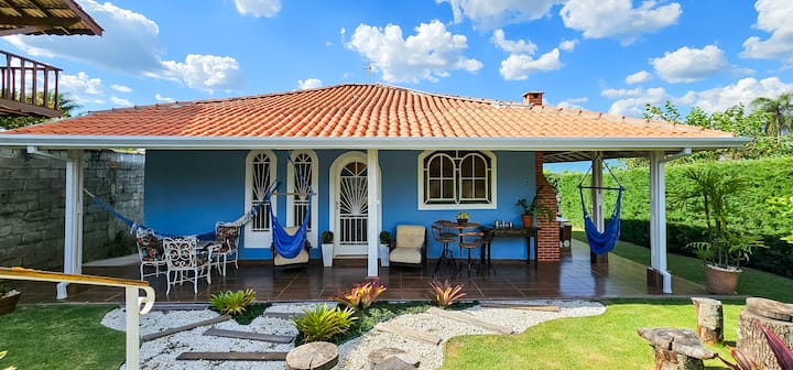 Refúgio Em Atibaia Arborizado/piscina/próx De Tudo - Atibaia