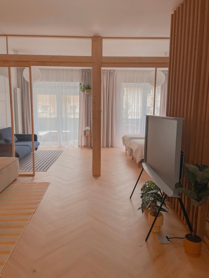 Nøda - Nørdic Design Apartment With Terrace - Liptowski Mikułasz