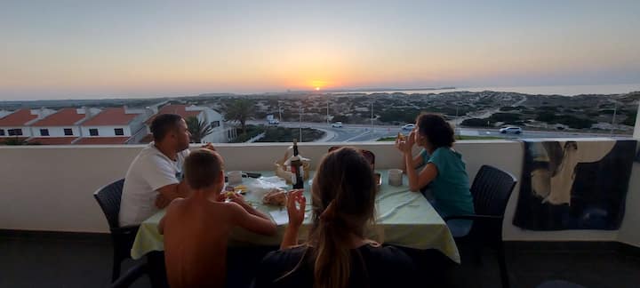 Sea View Baleal, Peniche, Surf, Mar & Família, T2 - Ferrel