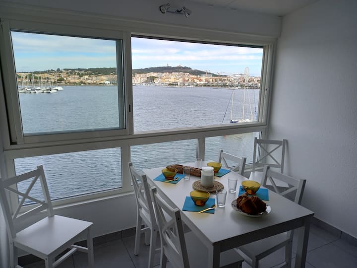Studio Mezzanine, Vue Imprenable Sur Les Bateaux - Agde