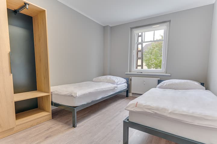 (2a) Neu Renoviert 3 Zi Whg 5 Betten 43,41m² - Gartz (Oder)