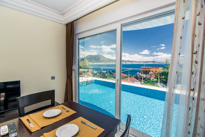 1 Alanya Castle Sea View Apart - 阿拉尼亞