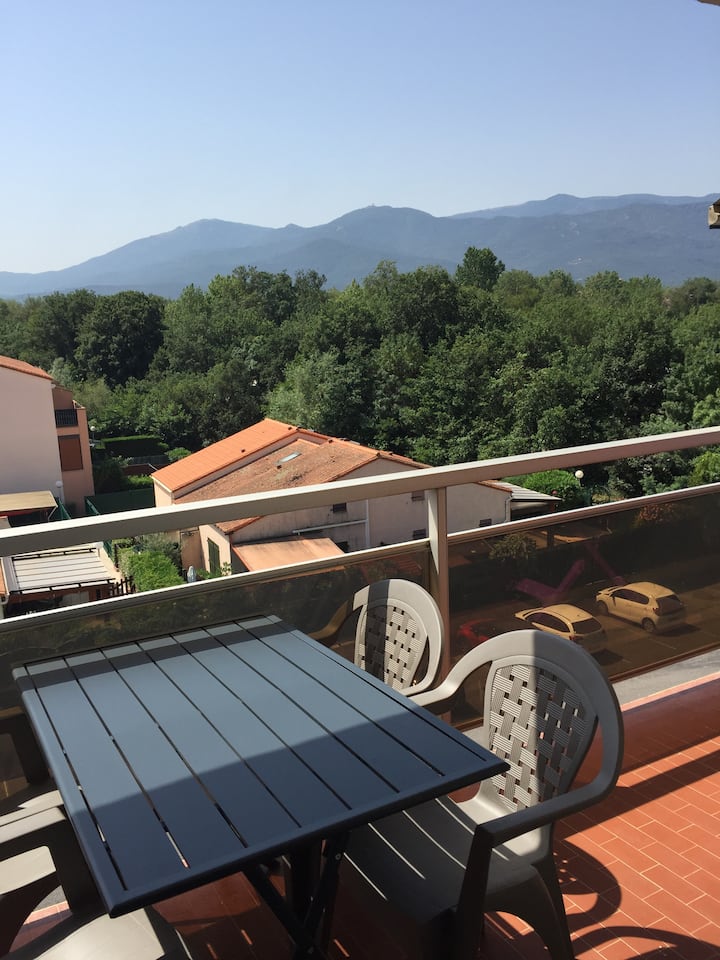 Appart 2/4 Pers, Balcon, Parking Proche Plage - Argelès-sur-Mer