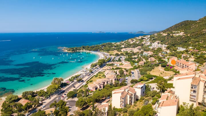 Ajaccio : Santa Lina B7, F3 Vue Mer + Plage à Pied - Ajaccio