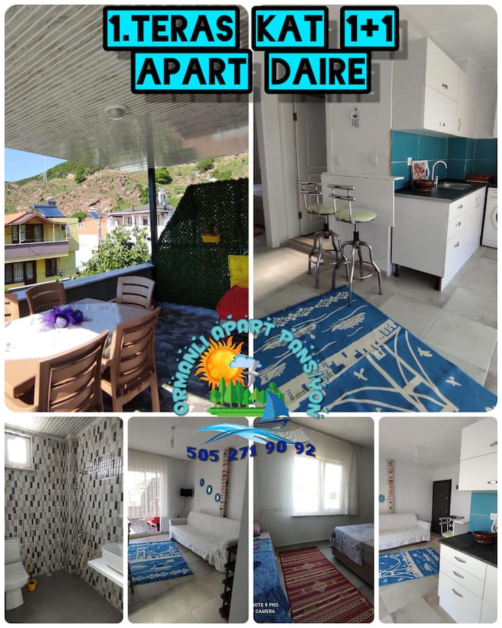 Ormanlı Tatil Evleri 1.kat 1+1 - Marmara Adası