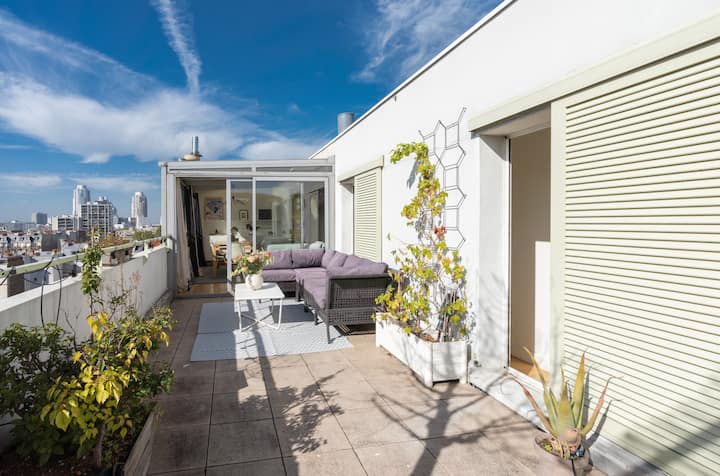 Superbe Appart - Terrasse Vue Tour Eiffel! - Paris