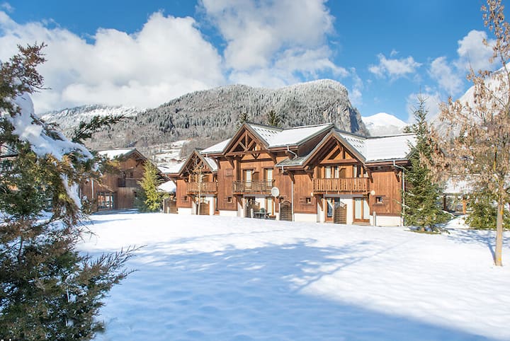 Chalet Amande E4 With Pools And Sauna - Samoëns