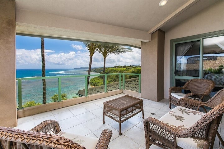 Ocean Front - Beach Access & A/c - Kauai, HI