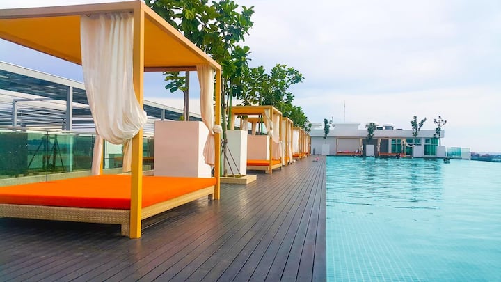 Sutera Avenue Sunset Oasis 2room 2-6pax W Pool - Kota Kinabalu