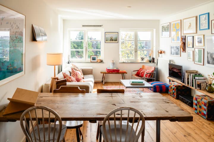 Modern Artistic Home With Canal View - Amsterdam