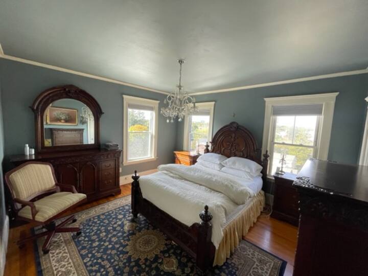 Room With A Private Balcony In Victorian Home - Marblehead, MA