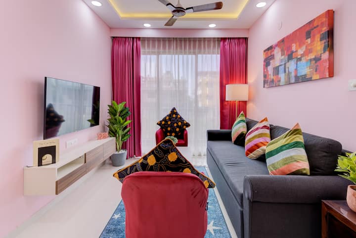 Coral Bnb Dreamhouse | 2bhk Condo | 5 Min To Goi - Goa