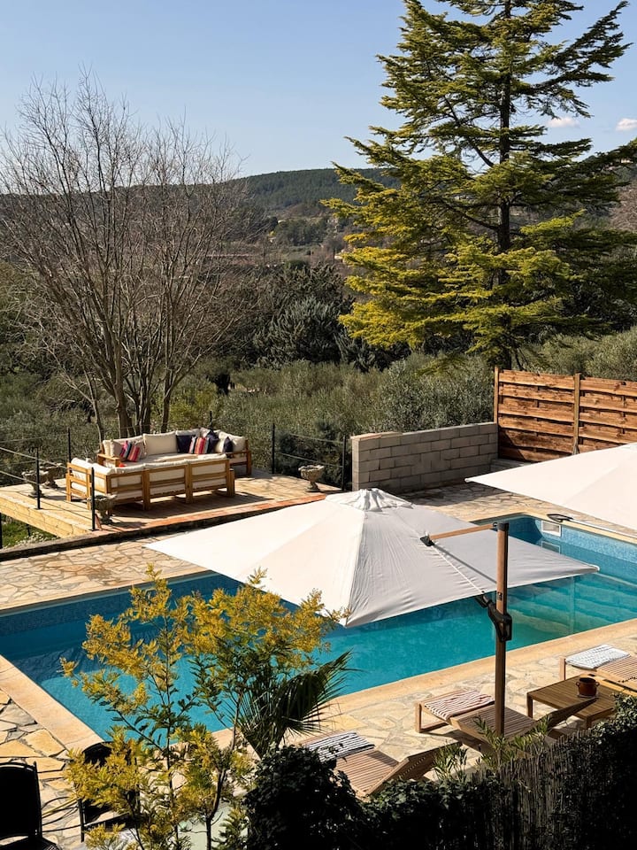 Bastide Climatisée, Vue Et Piscine - 12 Couchages - Cotignac