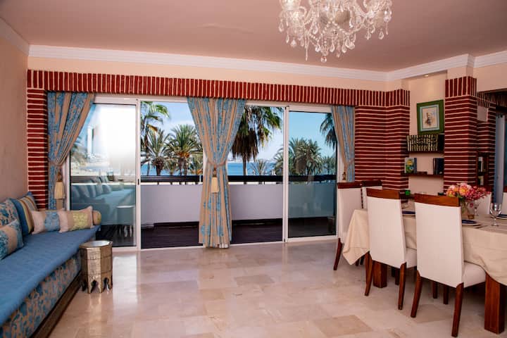 Spacious Beachview Condo |Marina |Beach Front - Agadir
