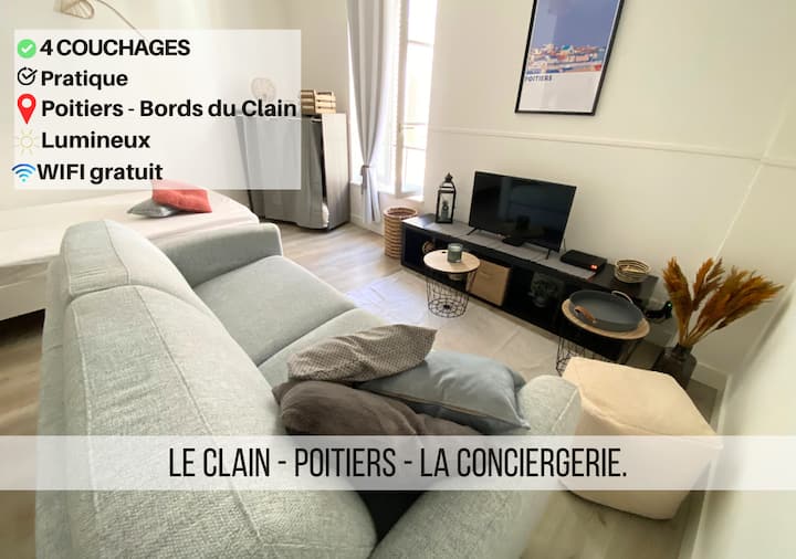 Le Clain- Poitiers Cathédrale -La Conciergerie - Poitiers