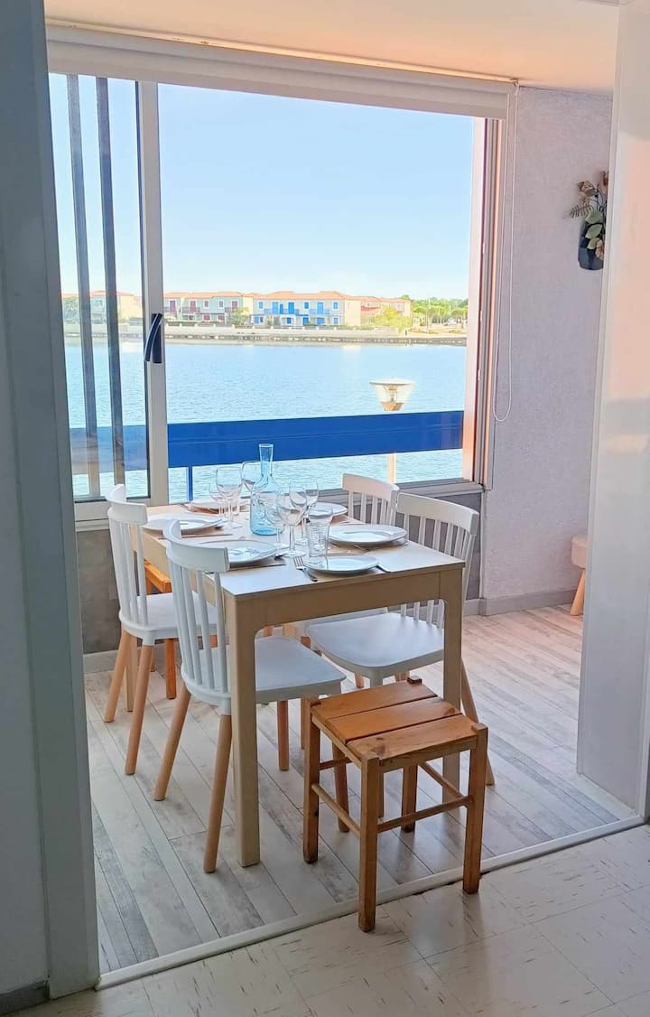 Appt " Les Pieds Dans L’eau " (6 Pers, Wifi) - Le Barcarès