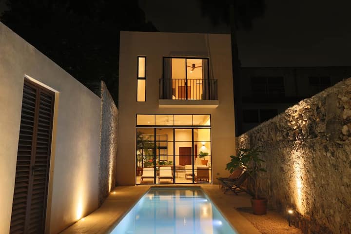 Casa Wayak | 3br Villa W/15m Swim Lane Pool - Mérida