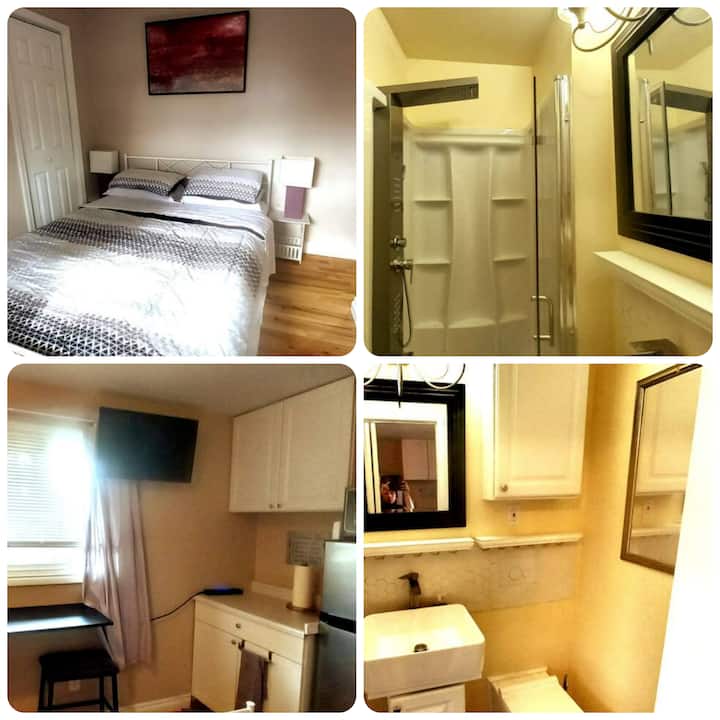 Premier Queen Studio Private Bathrm+ Kitchenette - Boulder Beach, WA