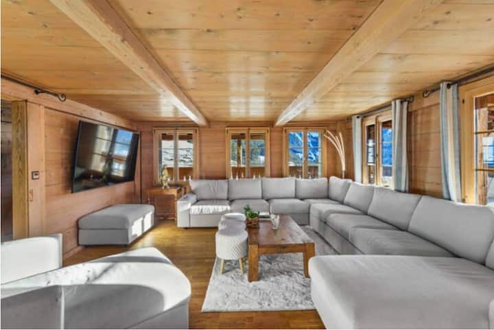 Stunning 5 Bed Fully Serviced Spa Chalet Nr Gstaad - Canton de Vaud