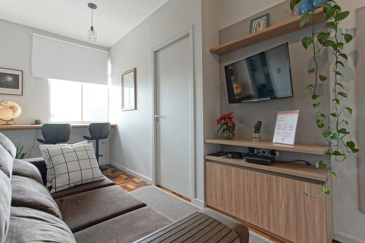 Floripa Centro Vista Pro Mar (Home Office/ac/wifi) - Florianópolis