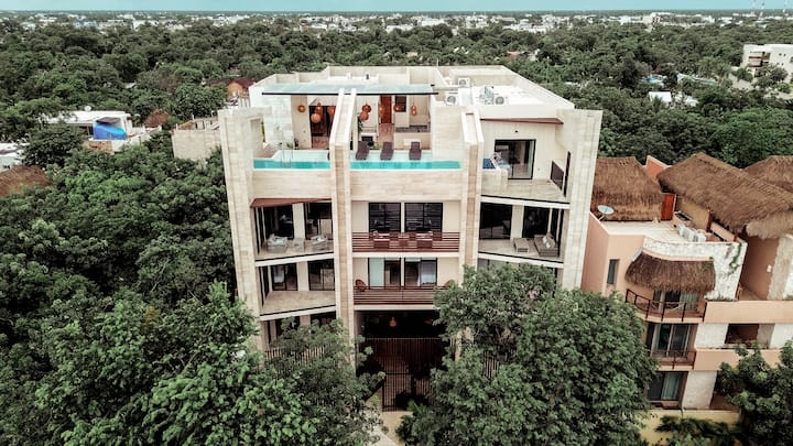 Luxury Condo 2br 2baths Gym-pool-aldea Zama-amaru - Tulum