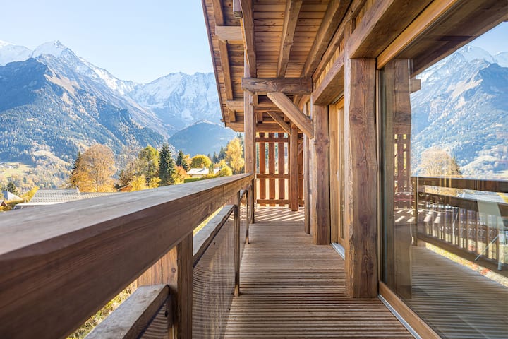 Chalet Luxe 5* Piscine, Sauna, Mont Blanc, Ski - Saint-Gervais-les-Bains