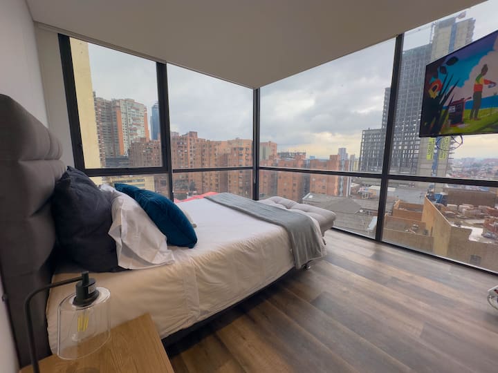 Amplio Apto Ejecutivo En El Centro/estadías Largas - Bogota