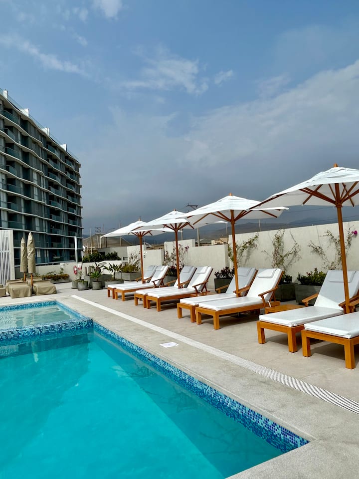 Depa San Bartolo, Piscinas & Pet Friendly - Peru