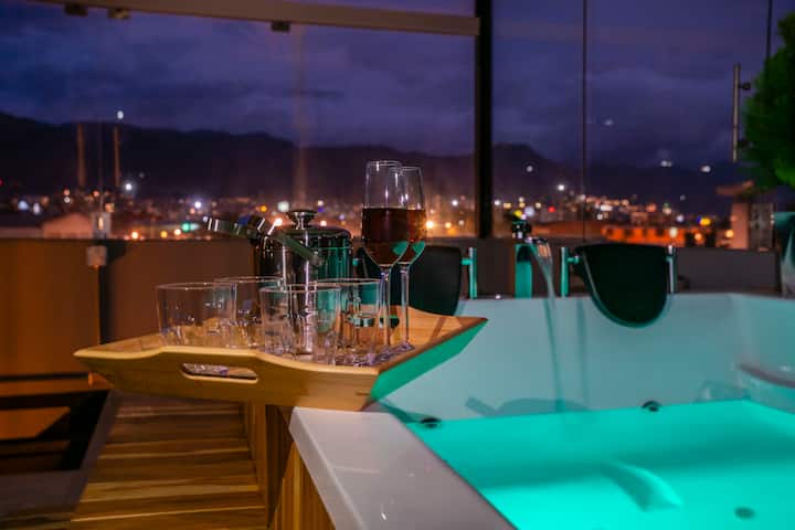 *Luxury Triplex*-botanical Jacuzzi-queen Bed- Wd! - Bogotá