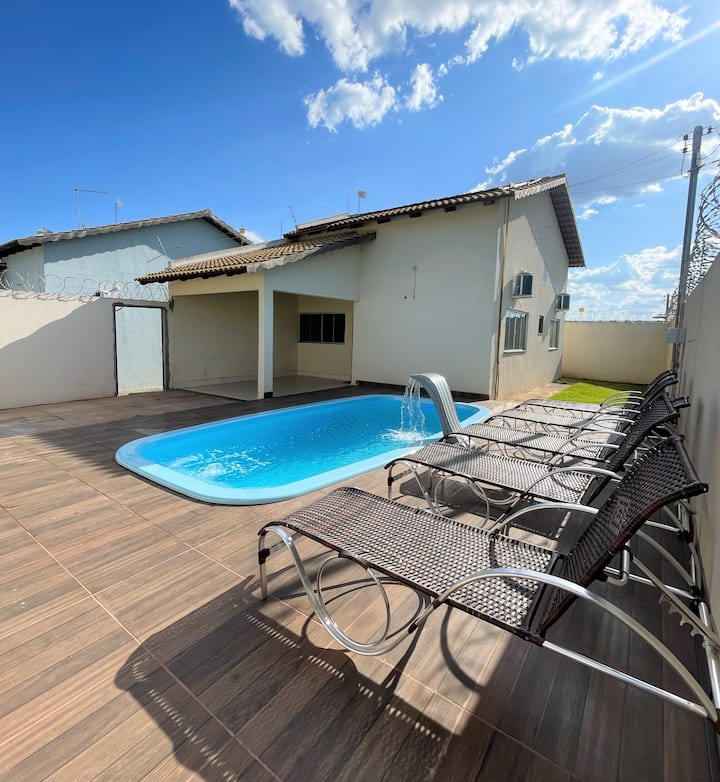 Casa Temporada Piscina Aquecida - Caldas Novas