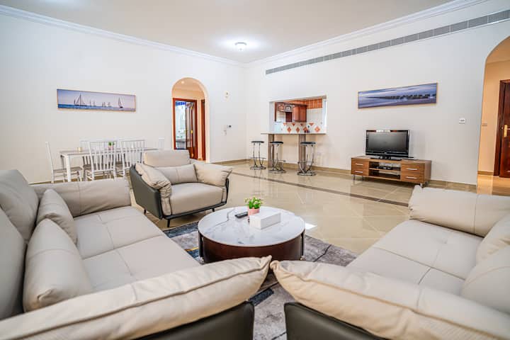 2br Fully Equipped Apartment Near Airport & Metro - Doha